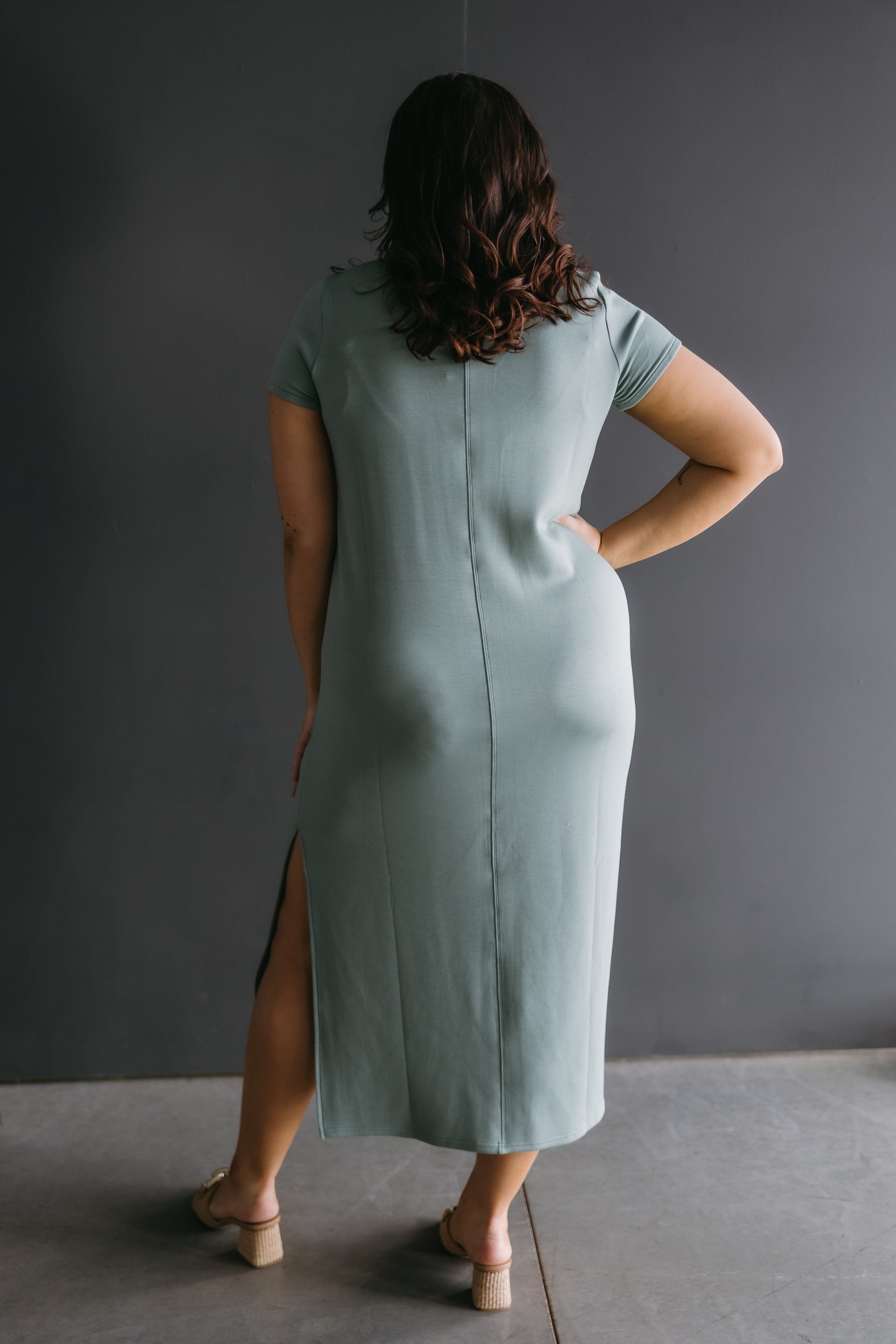 Spanx® AIRESSENTIALS Maxi Dress in Fennel – Love Marlow