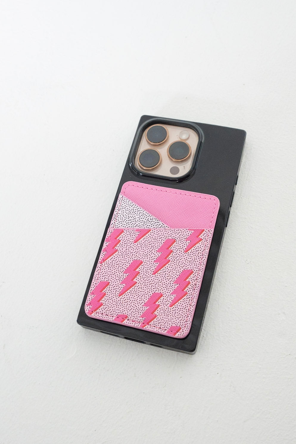 Stick-On Cell Phone Wallet – Thunderbolt | Love Marlow