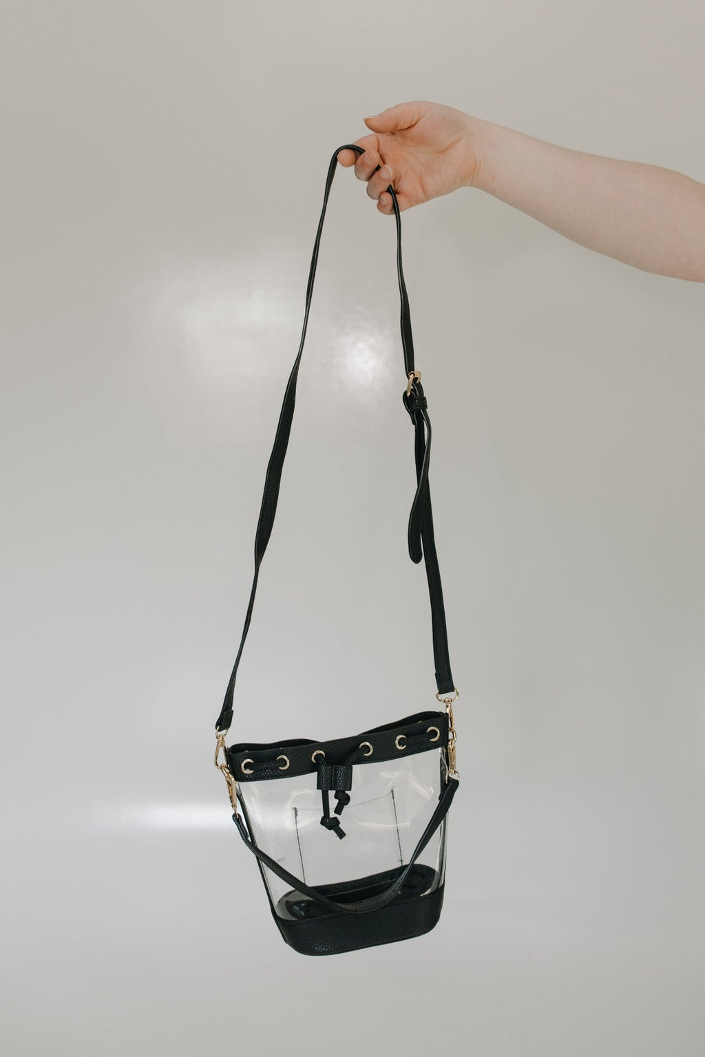 CINCH DRAWSTRING STADIUM BAG HANDS-FREE CROSSBODY & SHOULDER STRAP SEC ...