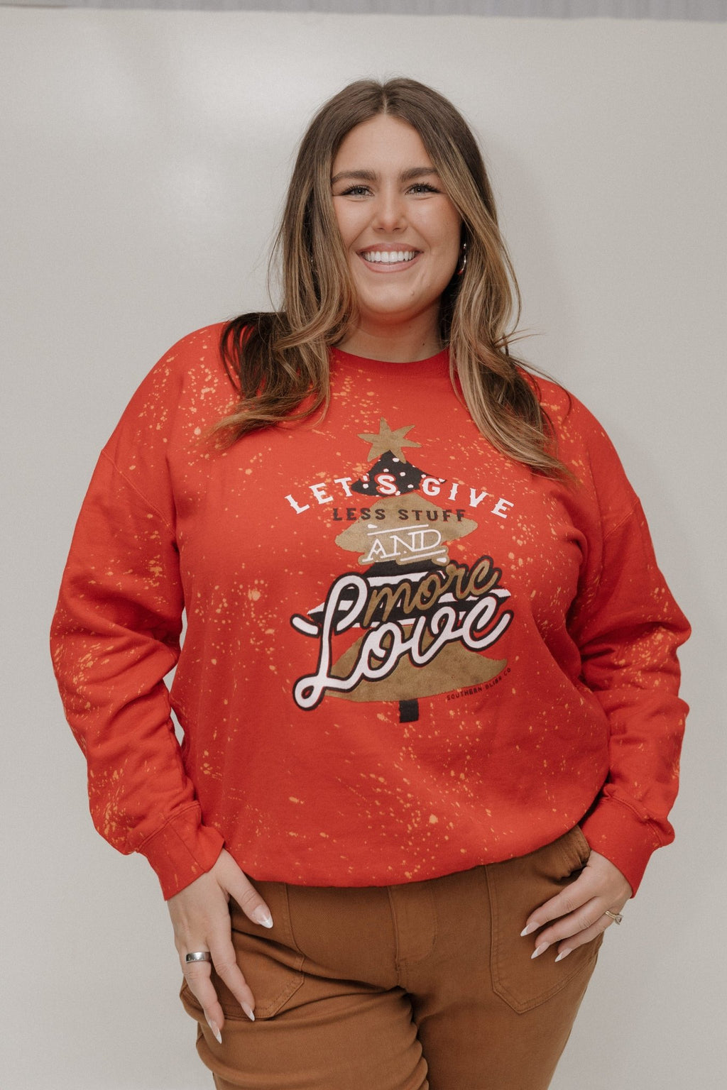 Less Stuff More Love Sweatshirt | Love Marlow Boutique, SD
