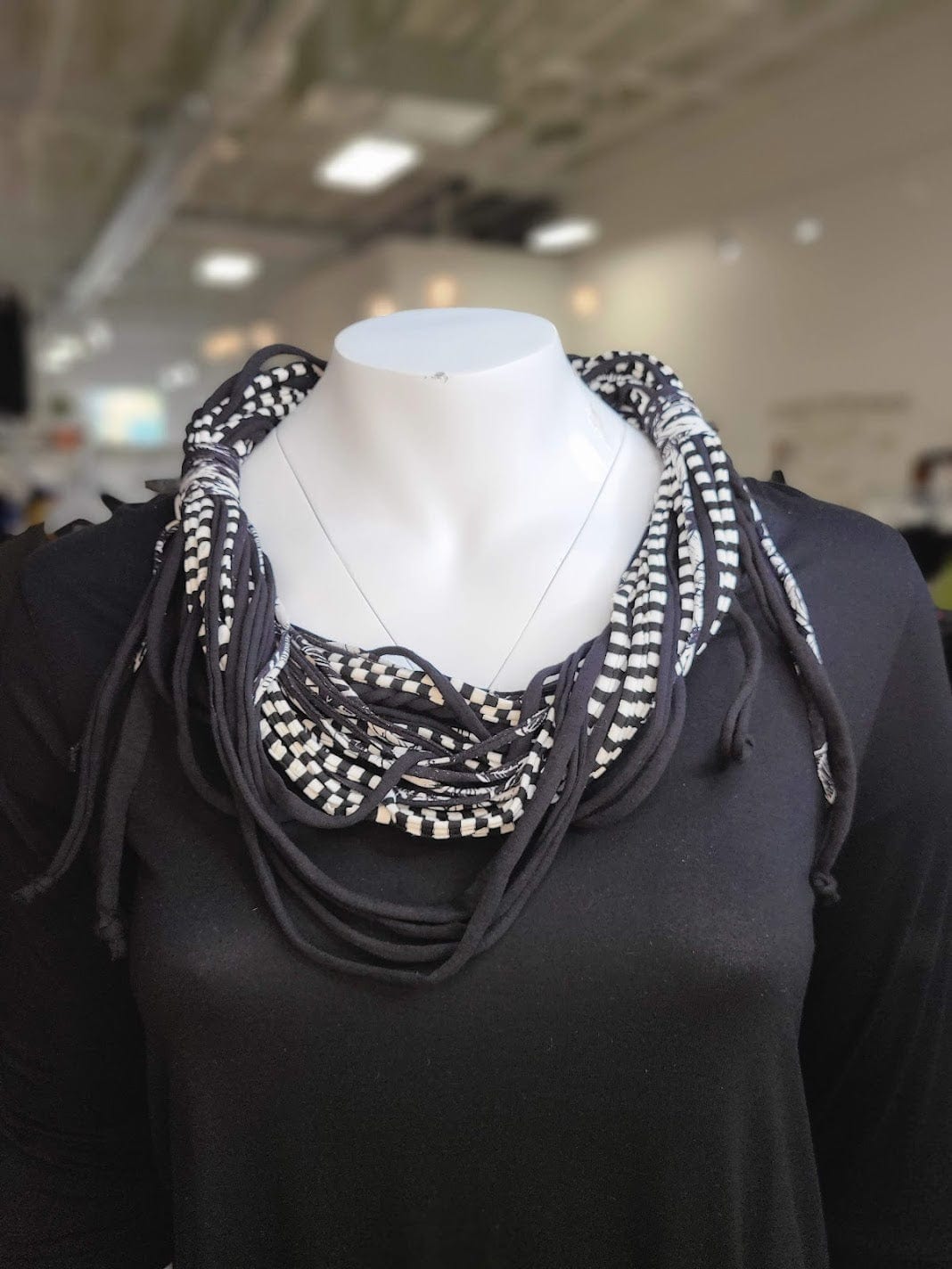 MULTI BRAIDED SHREDDED SCARF – Love Marlow